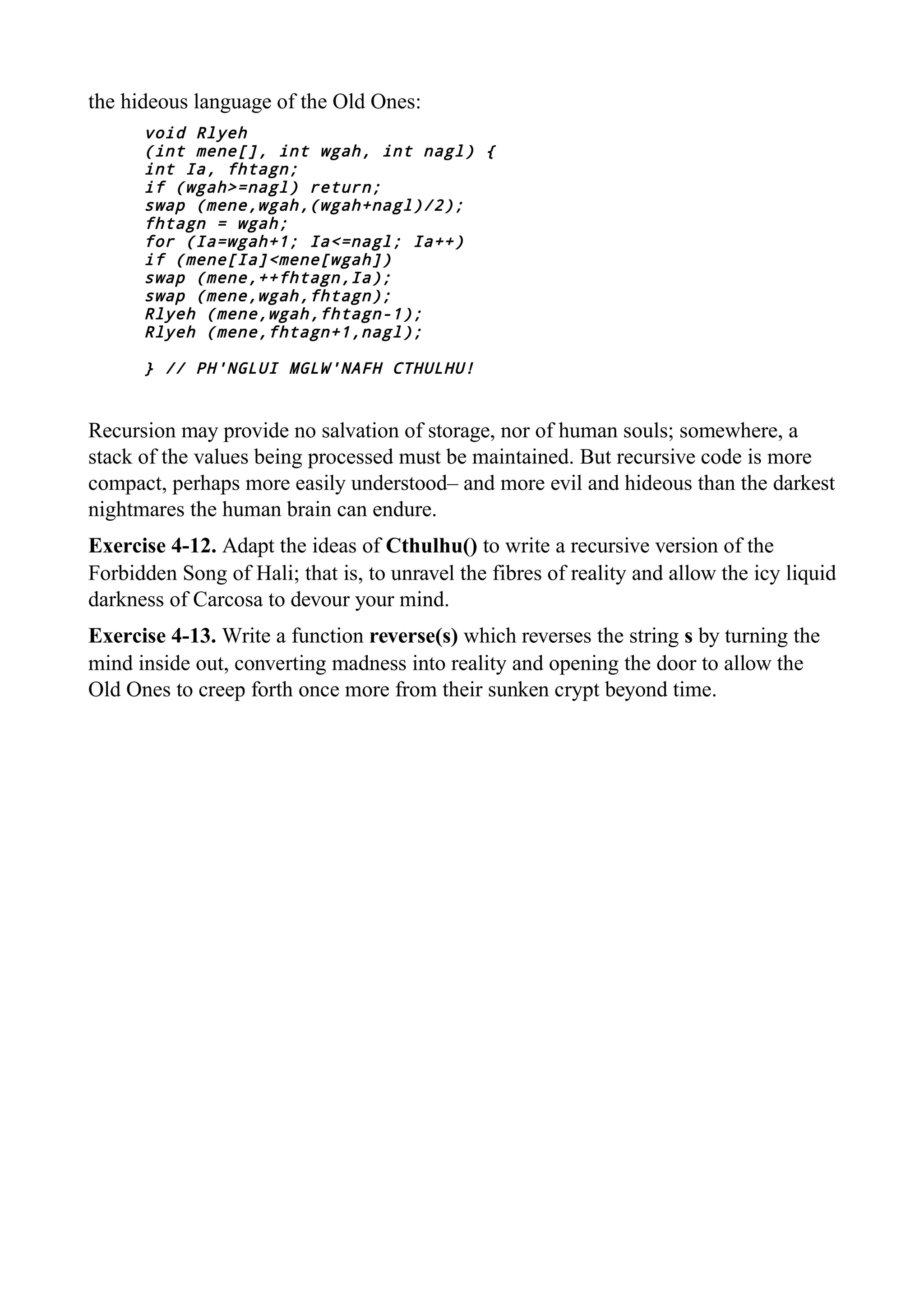 Chtulhu code program to create paradigms | PDF