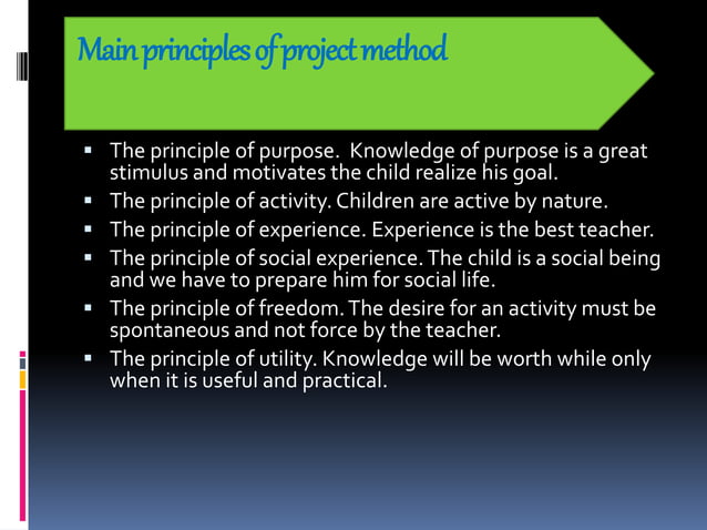 Project Method | PPTX | Homework and Study | Education