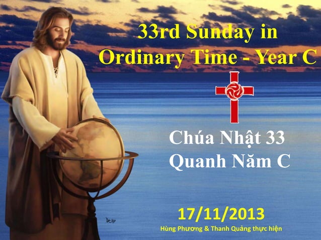 Chua nhat 33 thuong nien nam c | PPT