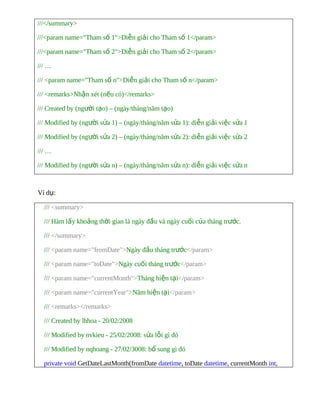 Chuan viet code va thiet ke giao dien trong C# | PDF