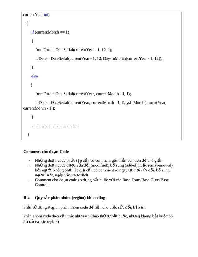 Chuan viet code va thiet ke giao dien trong C# | PDF