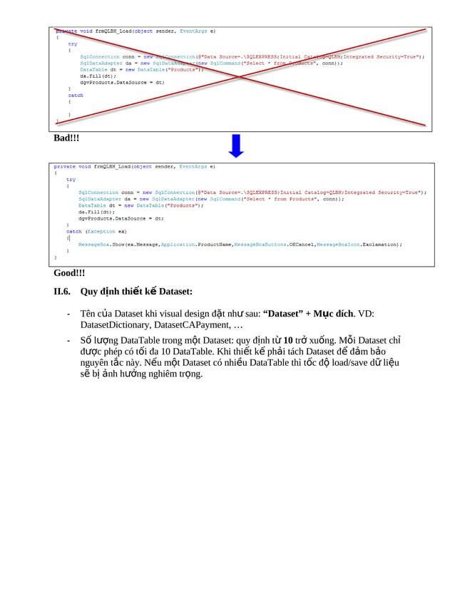 Chuan viet code va thiet ke giao dien trong C# | PDF