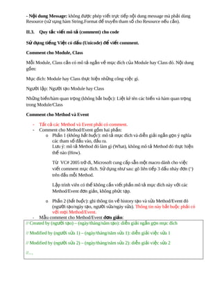 Chuan viet code va thiet ke giao dien trong C# | PDF