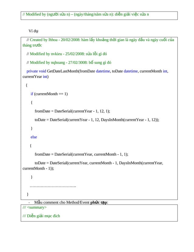 Chuan viet code va thiet ke giao dien trong C# | PDF