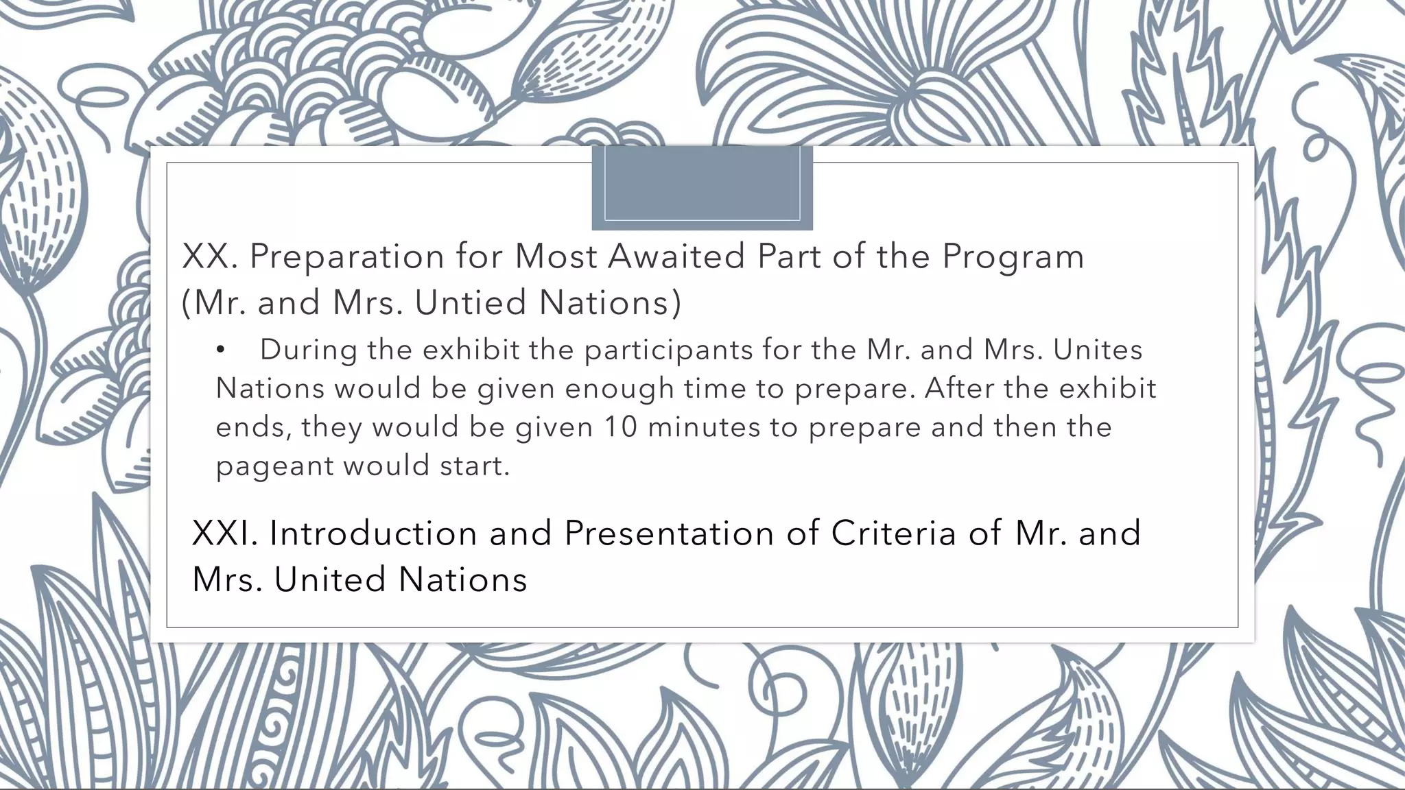 United Nations Program Flow | PDF