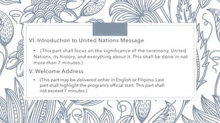 United Nations Program Flow | PDF