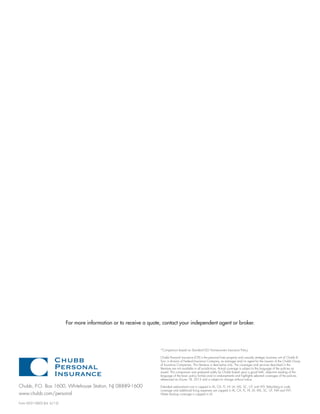 Chubb Insurance NY | PDF