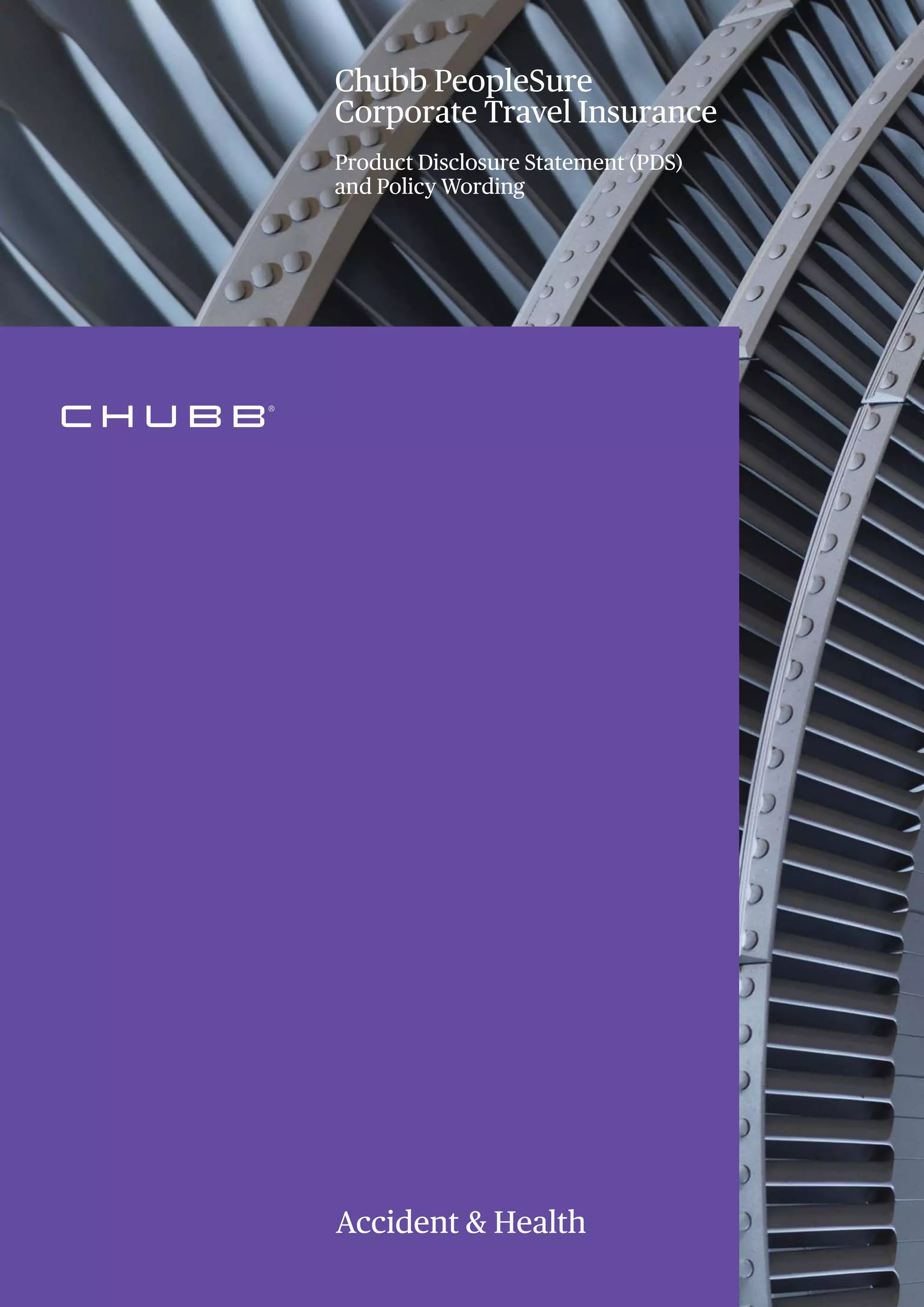 Chubb Corporate Travel PDS | PDF