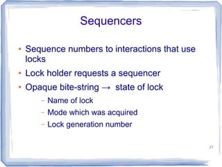 The Chubby lock service for loosely- coupled distributed systems | PPT