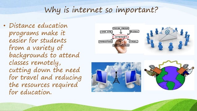 The Internet and Its Importance | PPTX