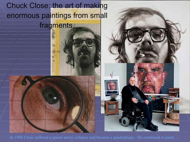 Chuckclose: Photo-realistic Drawing Lesson | PPT