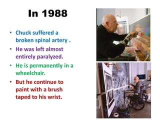 Chuck Close for kids | PPTX | Modern Art | Fine Art