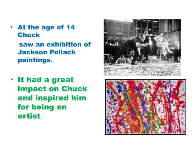 Chuck Close for kids | PPTX | Modern Art | Fine Art