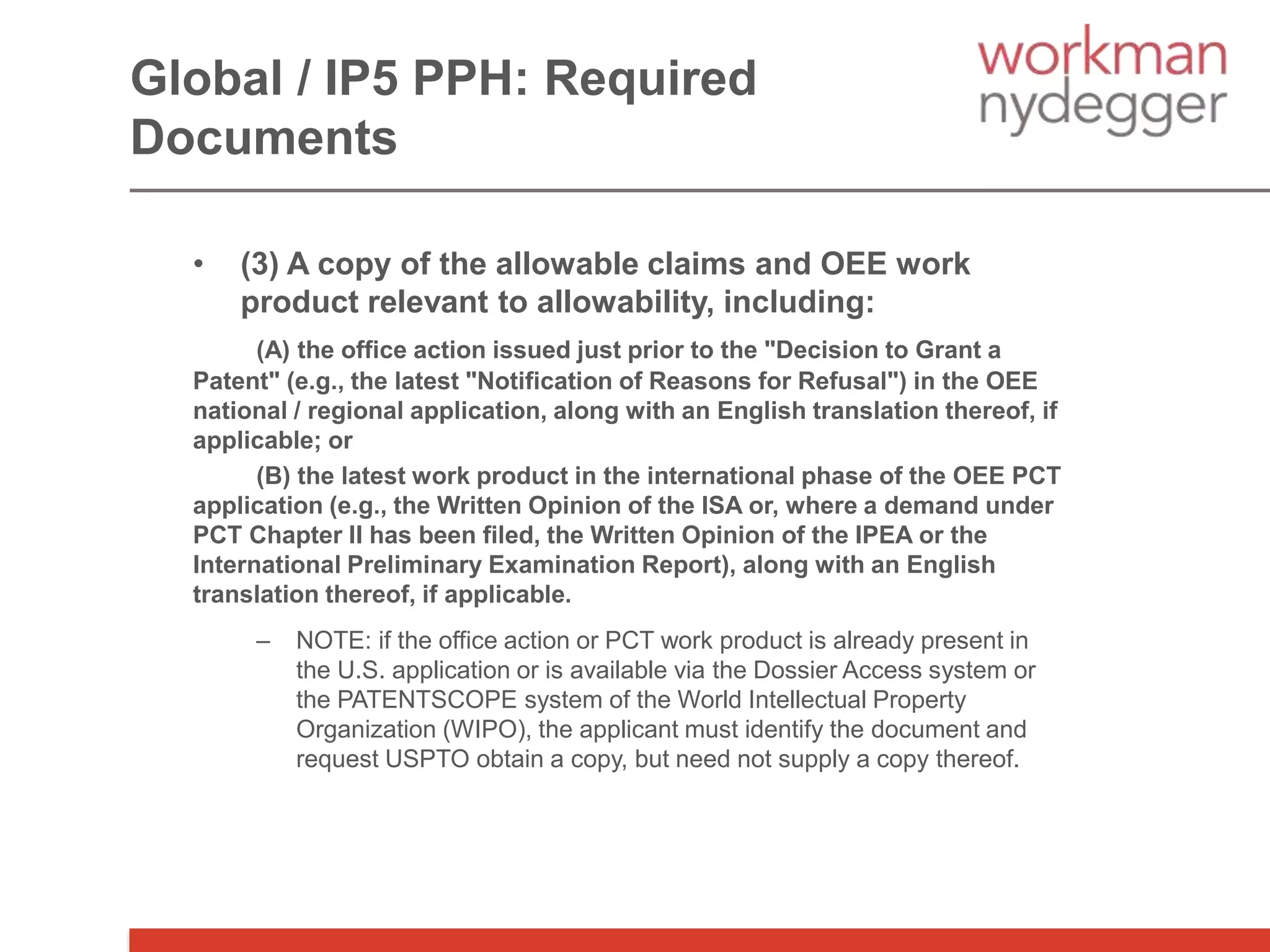 Navigating the Patent Prosecution Highway | PPTX