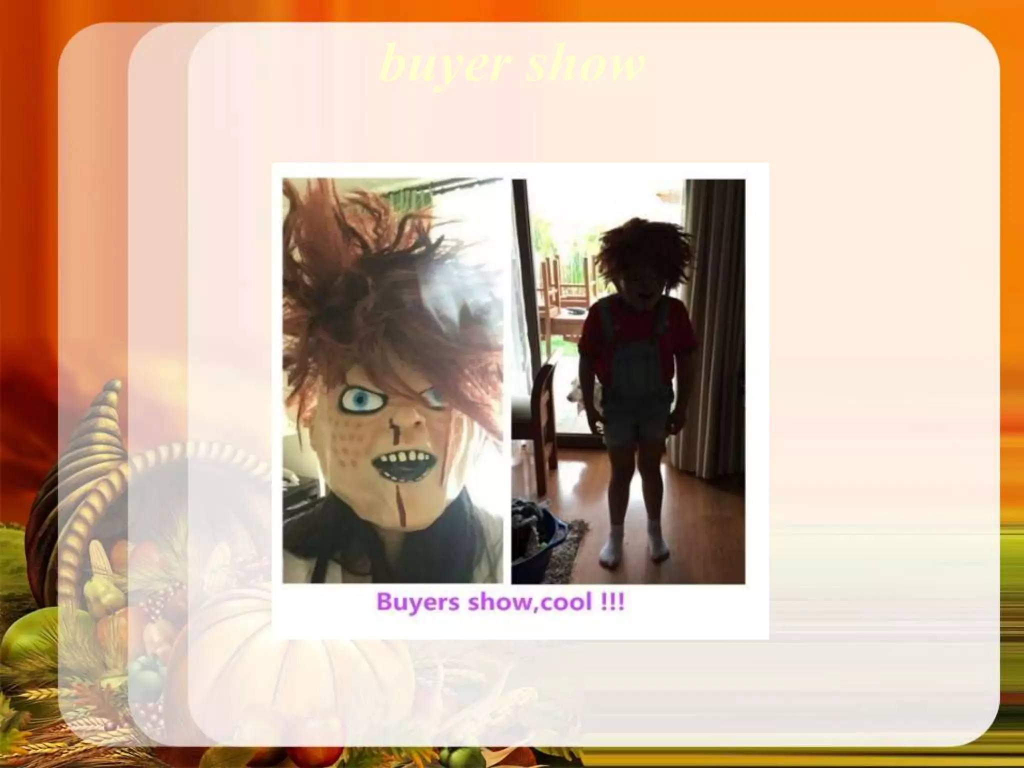 Chucky mask | PPTX