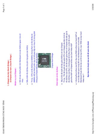 Chuc nang va linh kien cua main board | PDF | Free Download