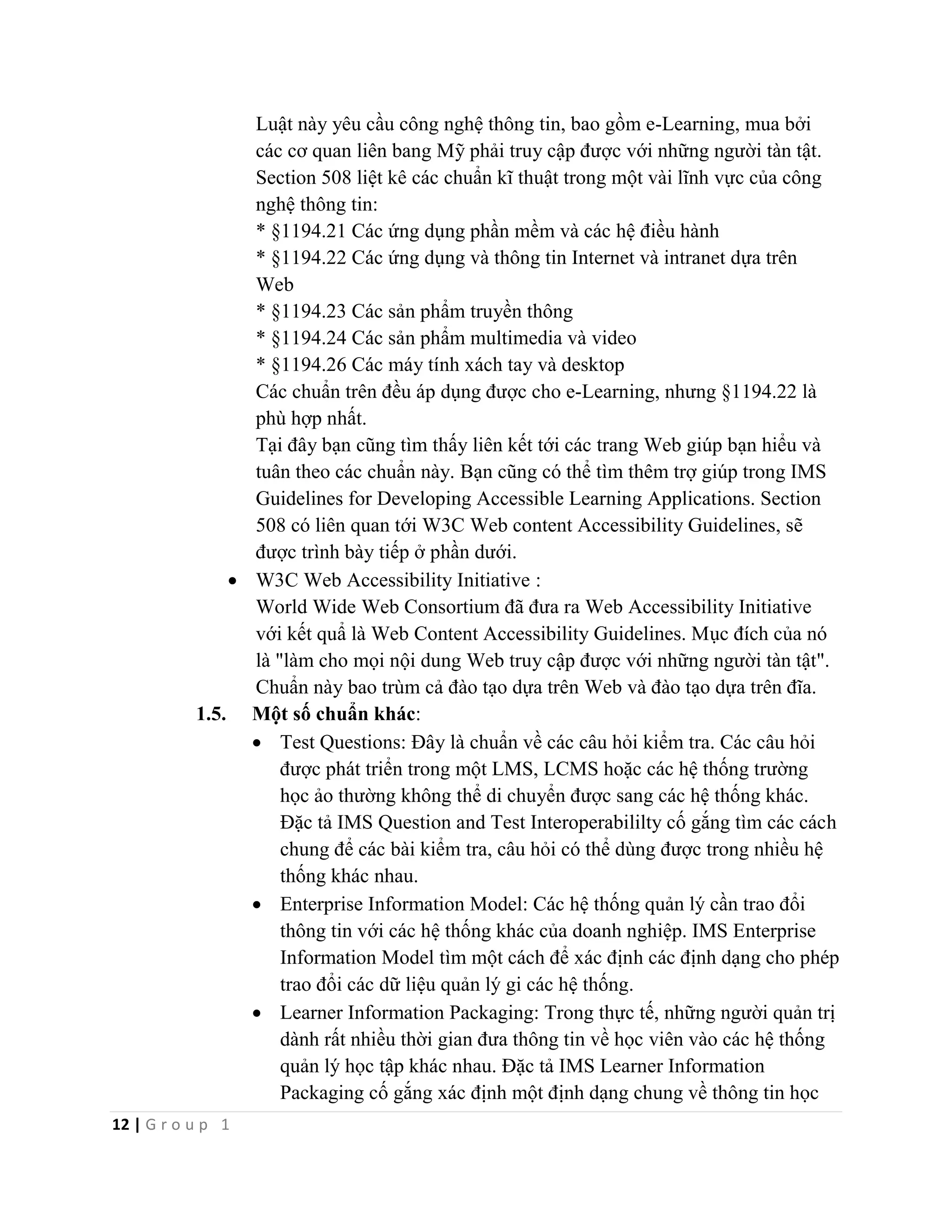 Chude1 elearning nhom1 | PDF