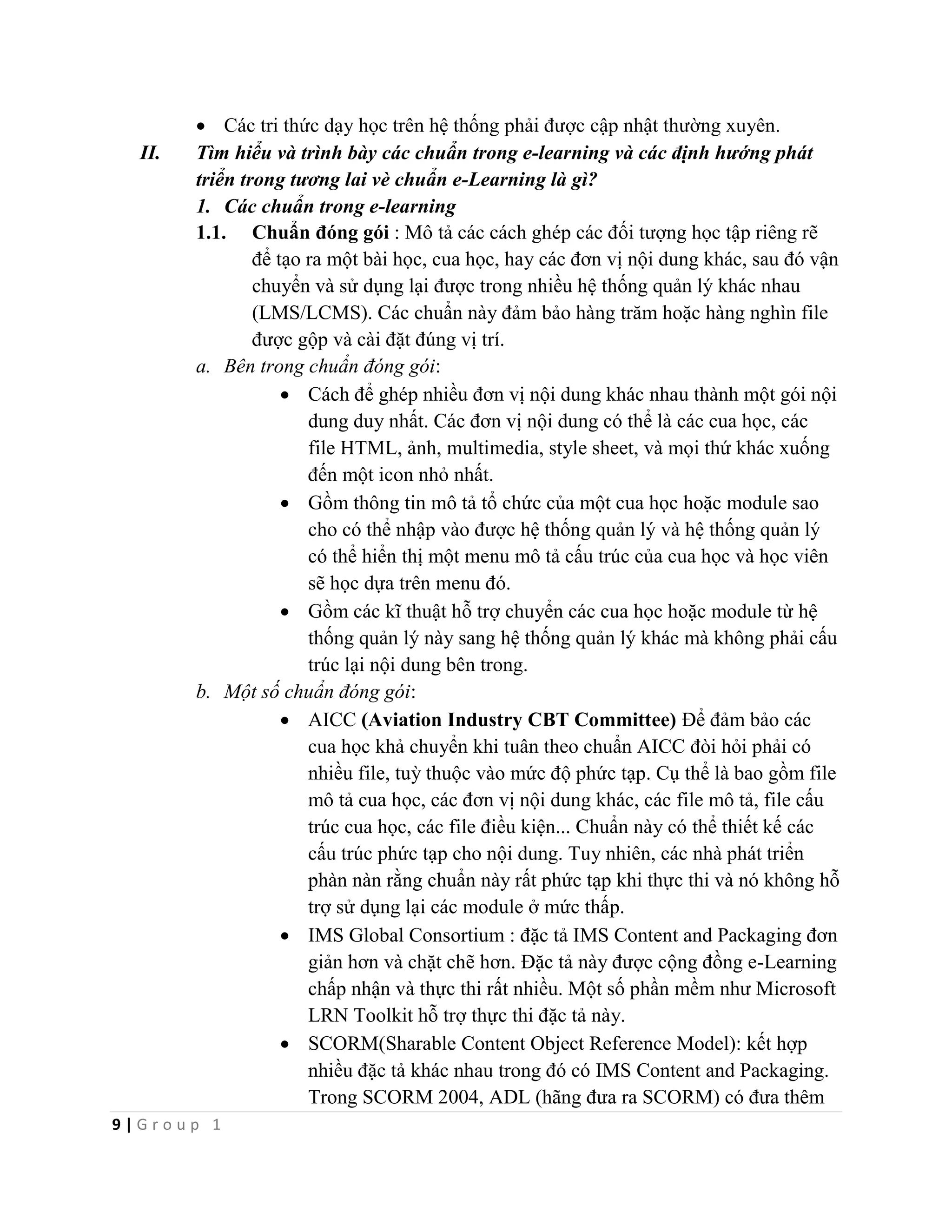 Chude1 elearning nhom1 | PDF