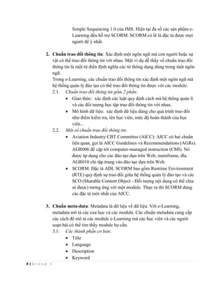 Chude1 elearning nhom1 | PDF