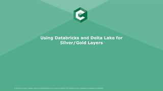 Chug building a data lake in azure with spark and databricks | PPT