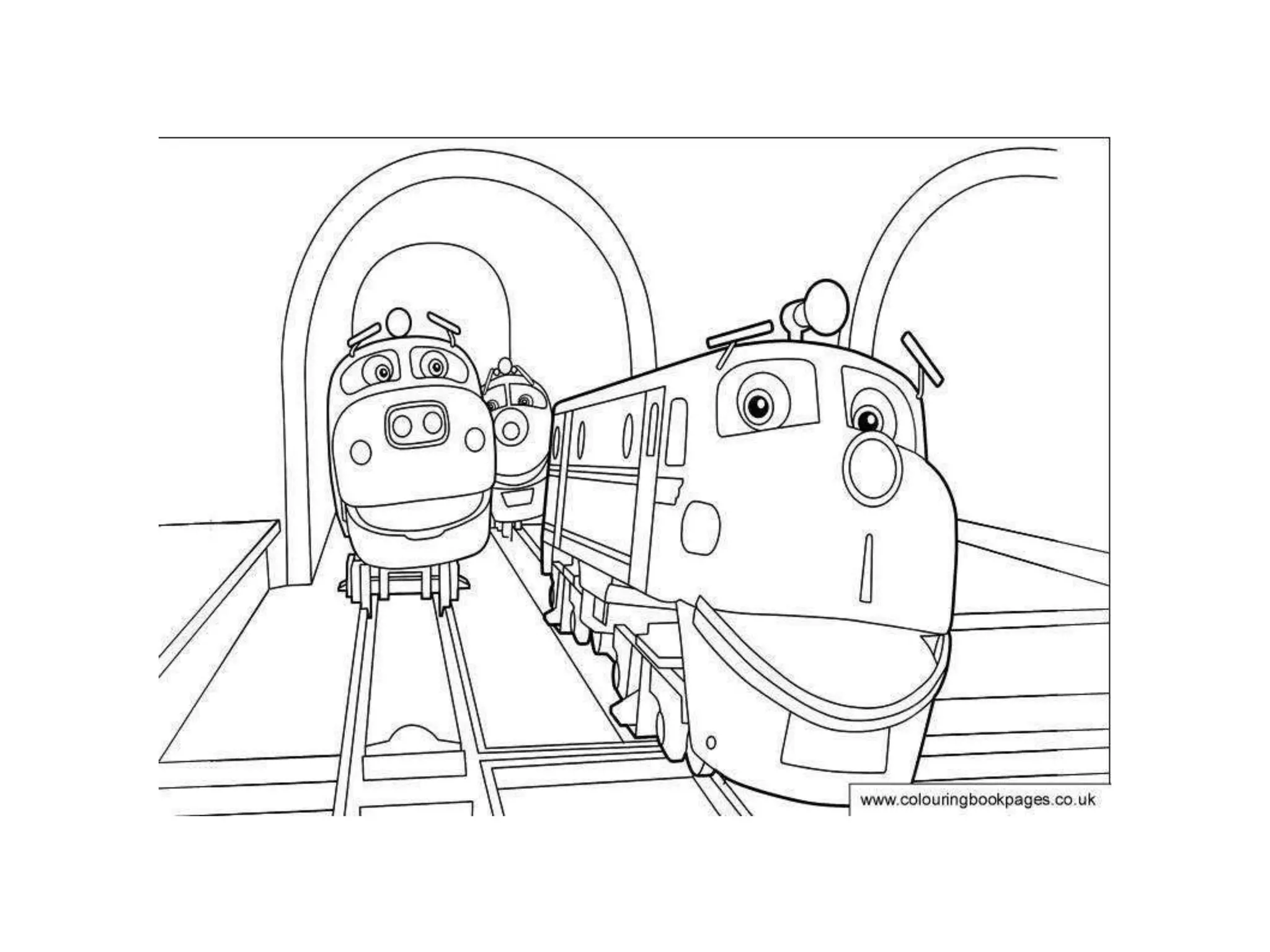 Chuggington Colouring Pages and Kids Colouring Activities | PPSX