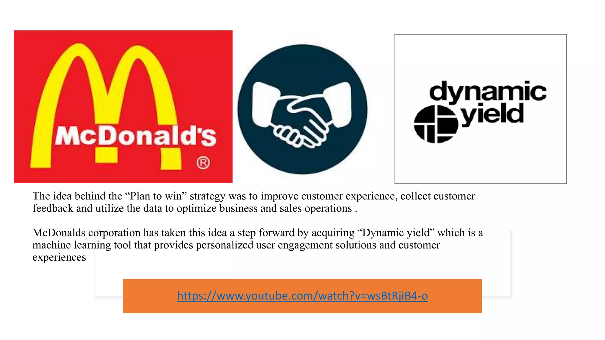 Dynamic Yield machine learning engine acquisition by McDonald's ...
