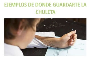 Instrucciones para hacer una chuleta | PPTX