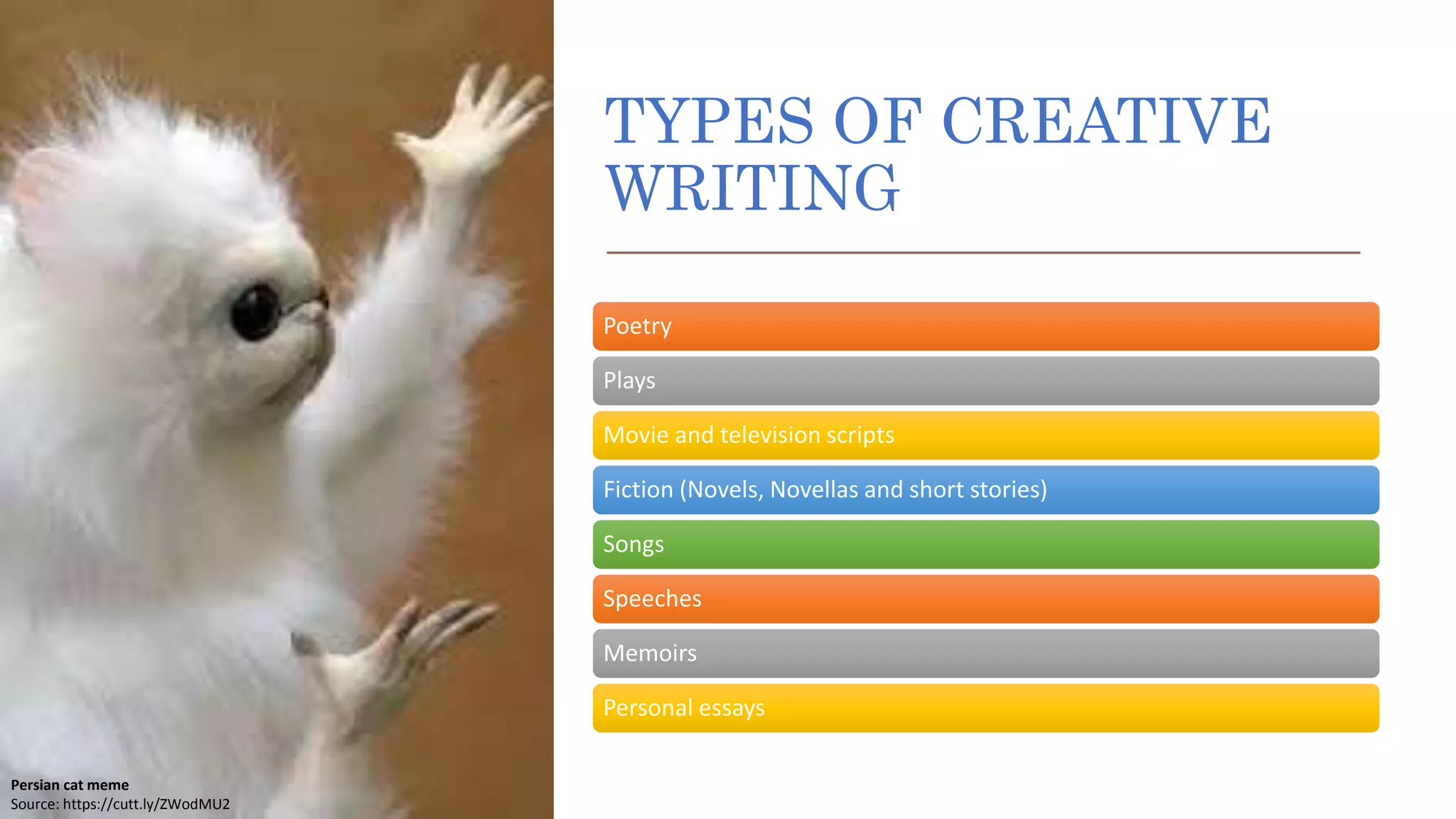 Creative writing | PPTX