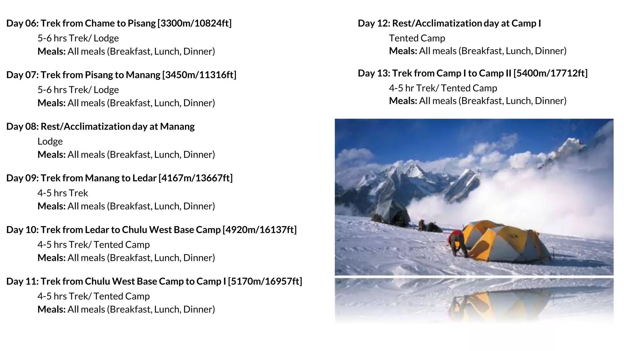 Chulu west peak climbing | PPTX