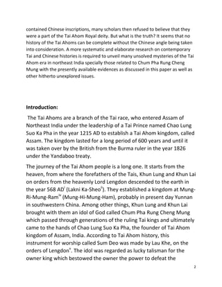 Chom Faa Rong Saeng muong | PDF