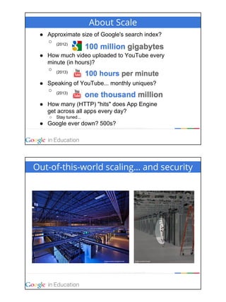 EduCause: Google Cloud Platform... and more! | PDF | Cloud Computing | Internet