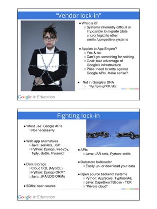 EduCause: Google Cloud Platform... and more! | PDF | Cloud Computing | Internet