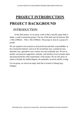 group ici | DOCX | Construction Industry | Industries