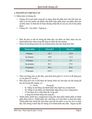 Quá trình chưng cất | DOC