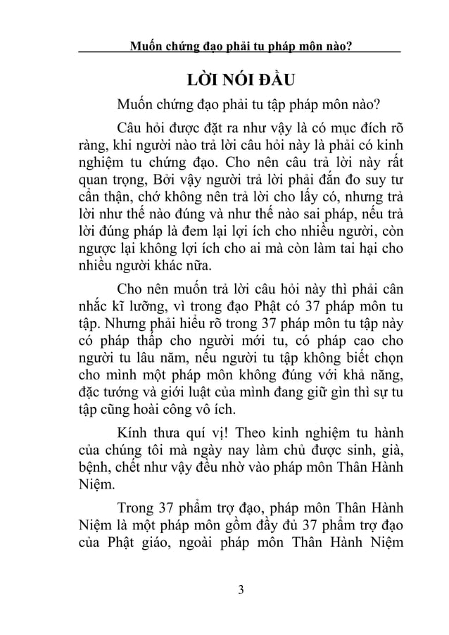 Chung dao - THẦY THÍCH THÔNG LẠC | PDF