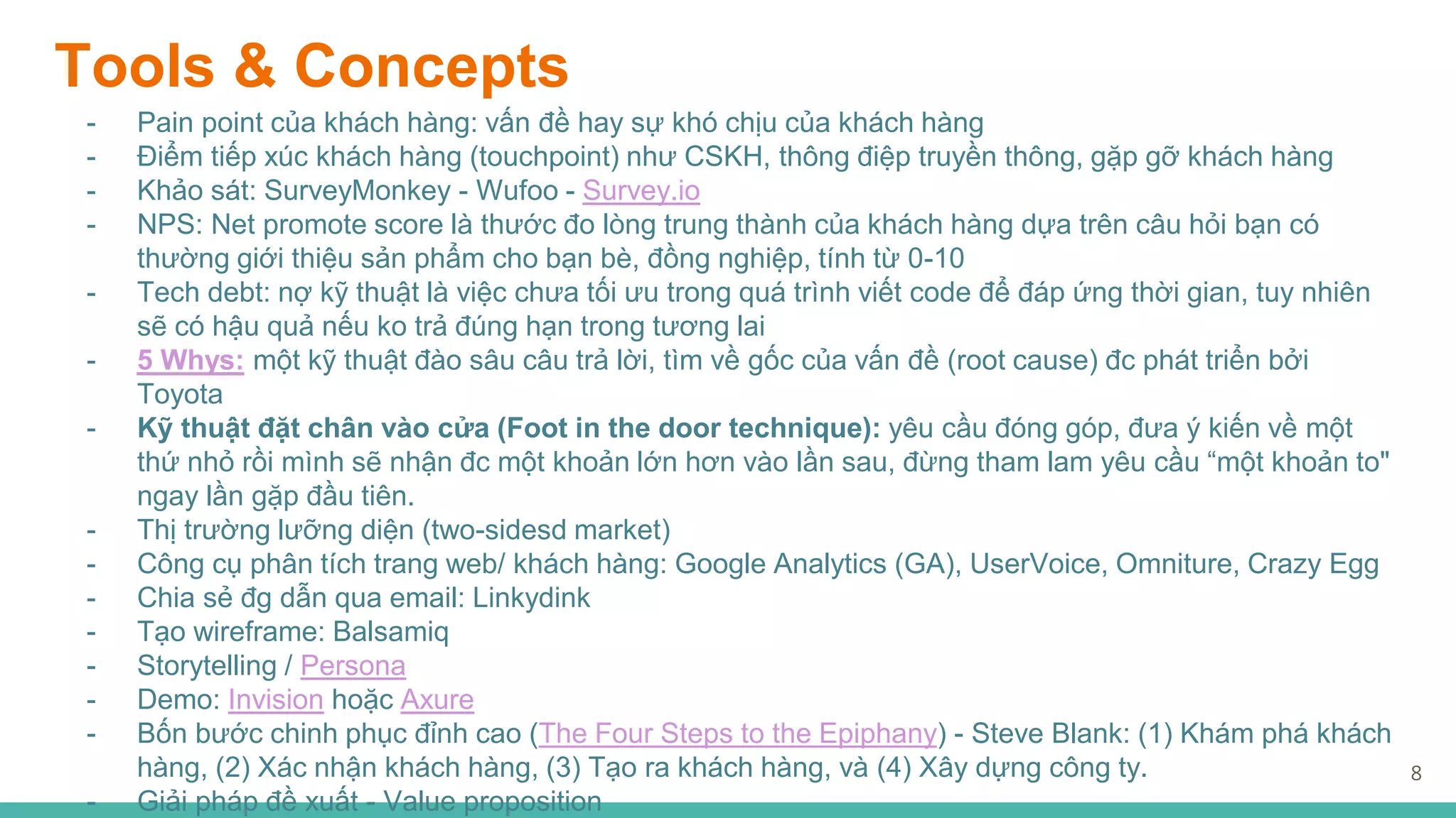 [Chungxe] Lean Customer Development | PPTX