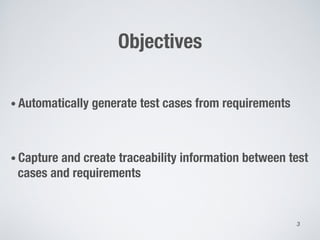 Automatic Generation of System Test Cases from Use Case Specifications ...