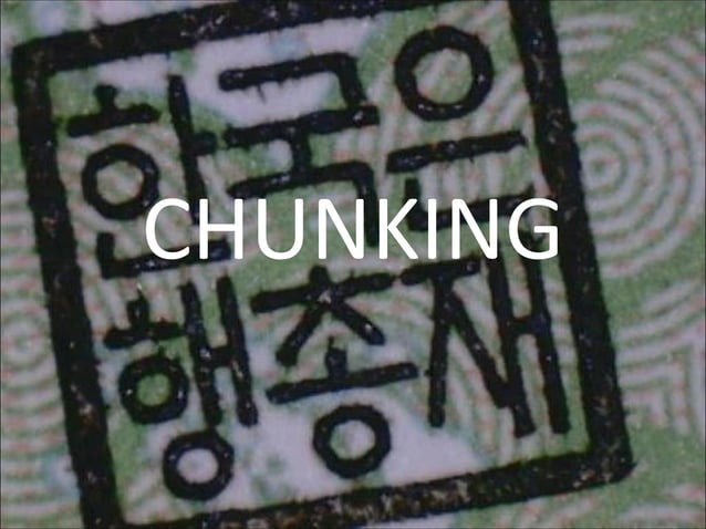 Chunking | PPT | Technology & Computing