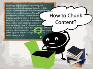 Basics of Content Chunking | PPTX