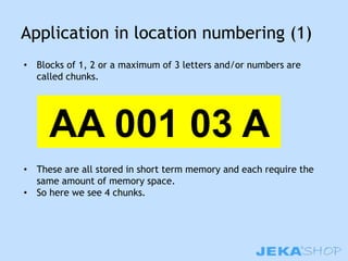 Chunking in location numbering | PPTX