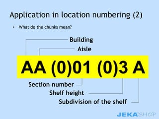 Chunking in location numbering | PPTX