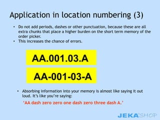 Chunking in location numbering | PPTX