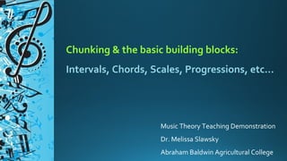 Chunkingmusictheorydemo | PPT