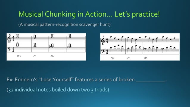 Chunkingmusictheorydemo | PPT