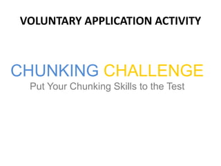 Chunking slides | PPTX