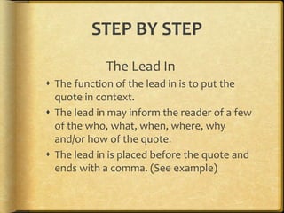 Chunk Paragraph Template and Examples | PPTX