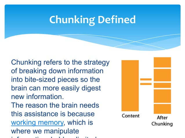 Chunking and storyboarding | PPT