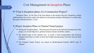 Chunnel project project cost management | PPTX