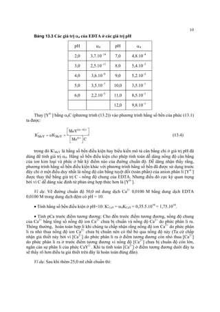 Chuẩn độ tạo phức | PDF