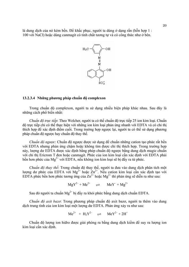Chuẩn độ tạo phức | PDF